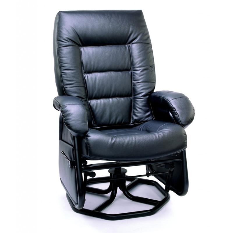 PEL International Fauteuil inclinable pivotant coulissant Pel en cuir